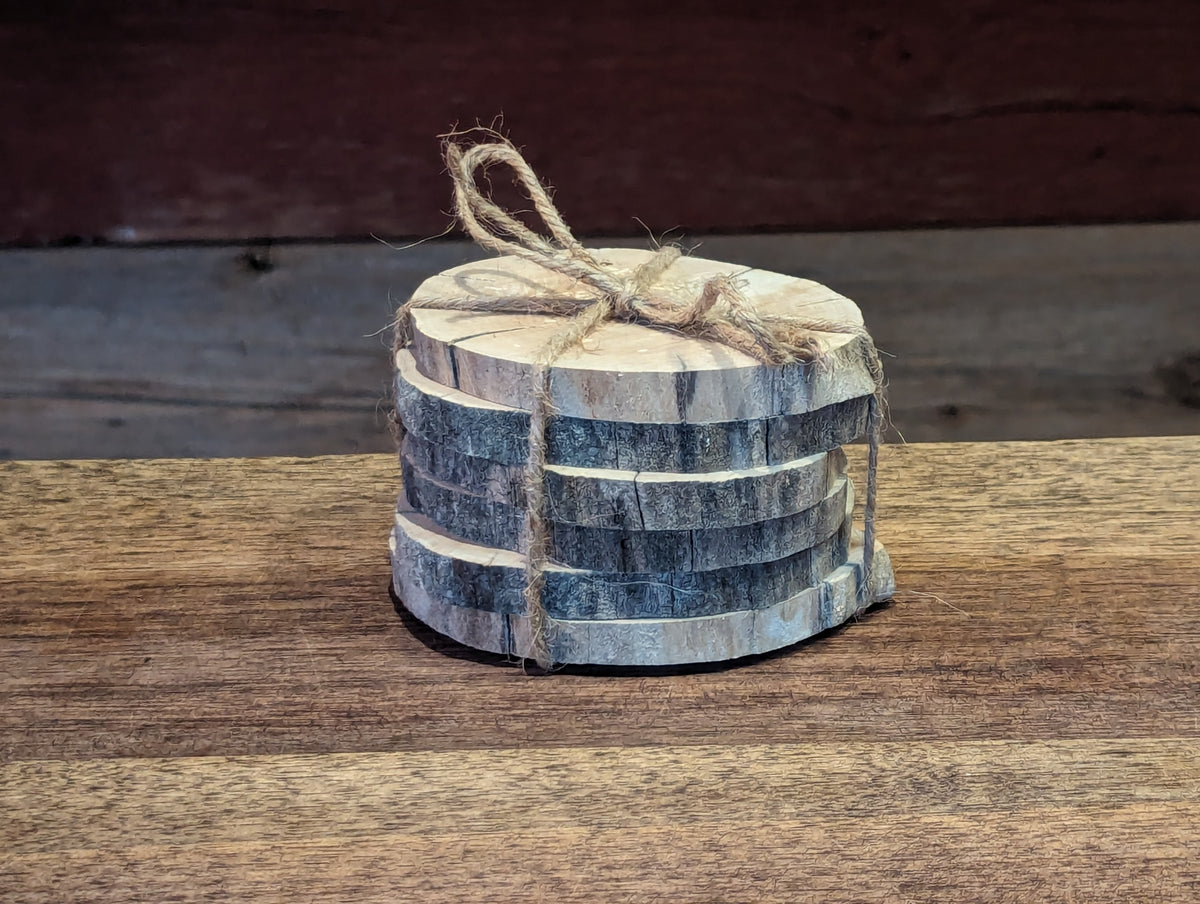 Set of 6 Live Edge Coasters – Cam Lavers Designs